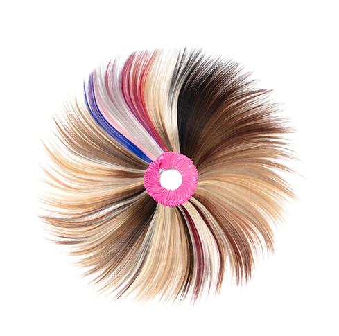 Color Rings, Hair Swatches - Glam Seamless Hair Extensions