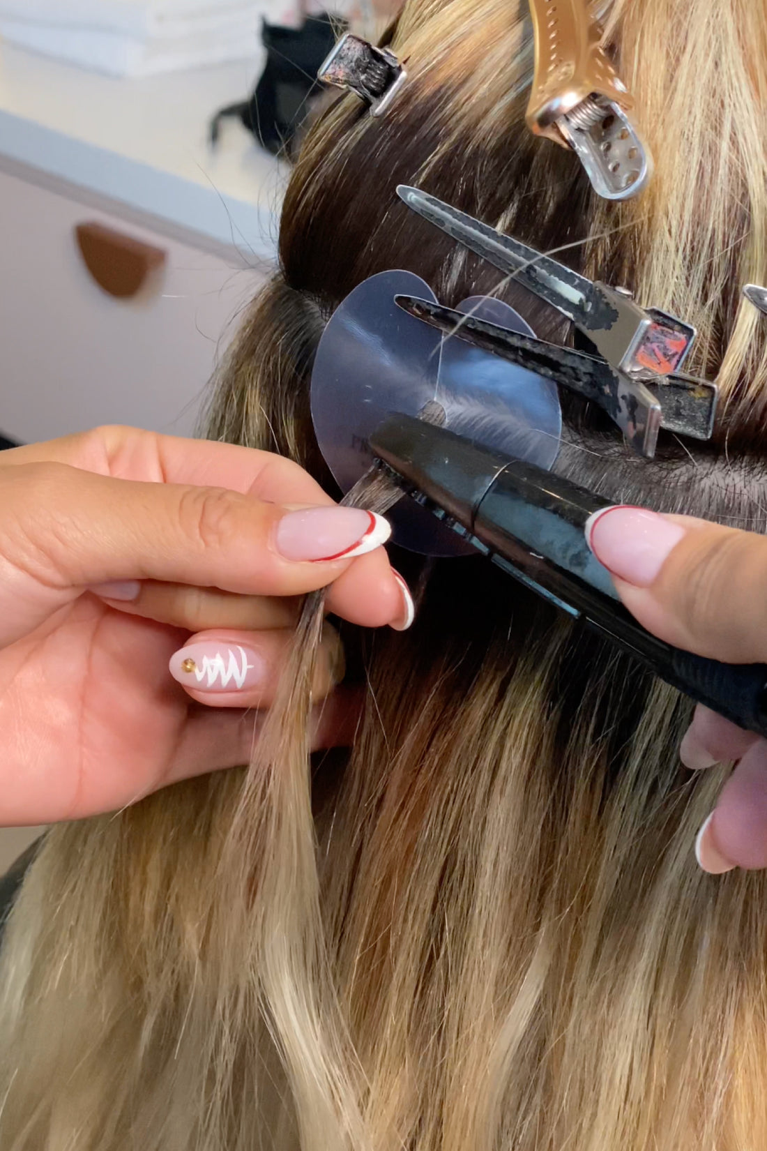 Tape In Hair Extensions Salon Education Certification | Glam Seamless ...