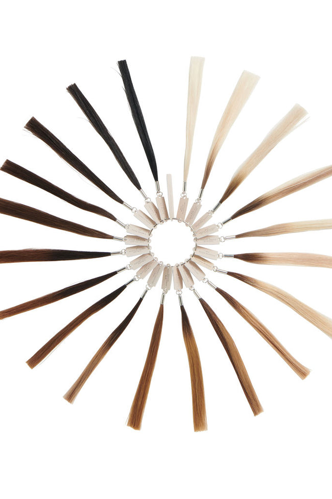 Color Rings, Hair Swatches - Glam Seamless Hair Extensions